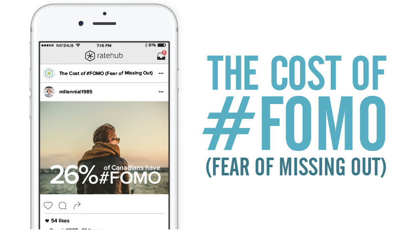 [Infographic] The Cost of #FOMO | Ratehub.ca